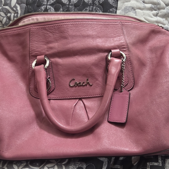 Coach | Bags | Coach Womens Rose Leather Satchel | Poshmark